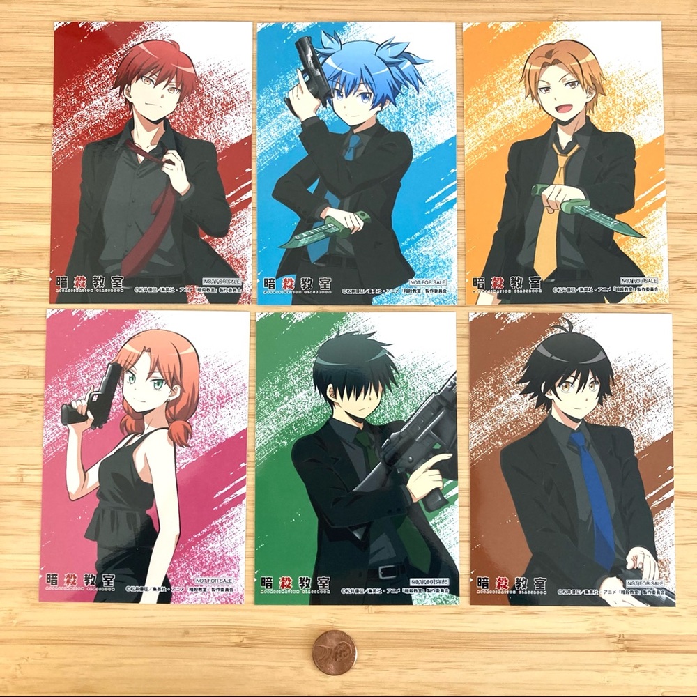 Rare Assassination Classroom Special Prints Set - Ful… - Gem